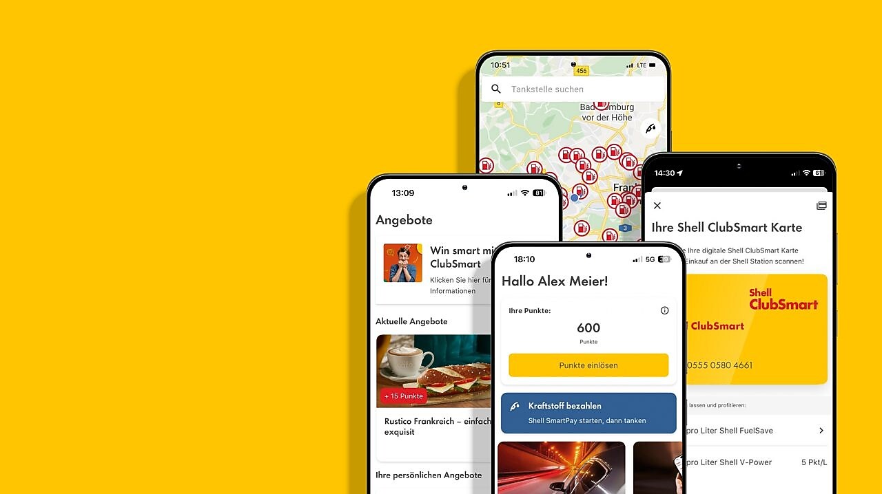 Shell App: Schneller Zugriff auf Shell Services | Shell